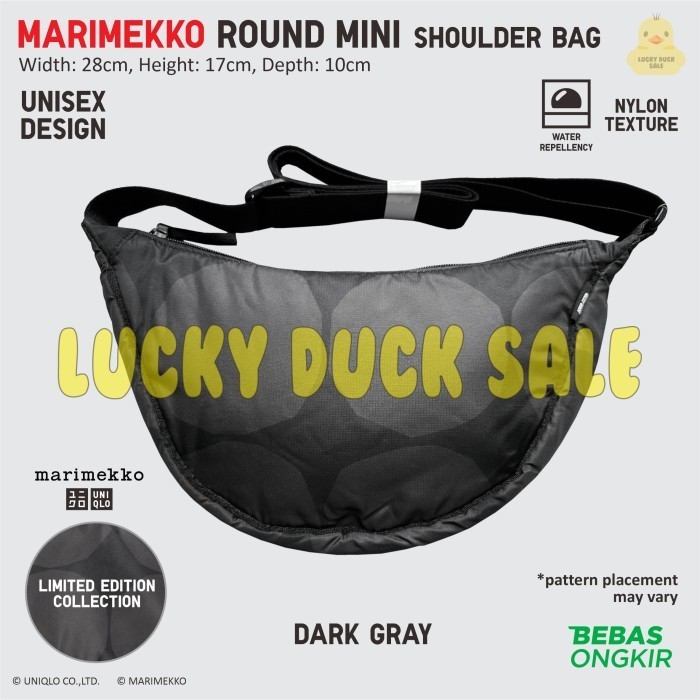 Jual UNIQLO Marimekko Round Mini Shoulder Bag Tas Bahu Bulat Maija ...
