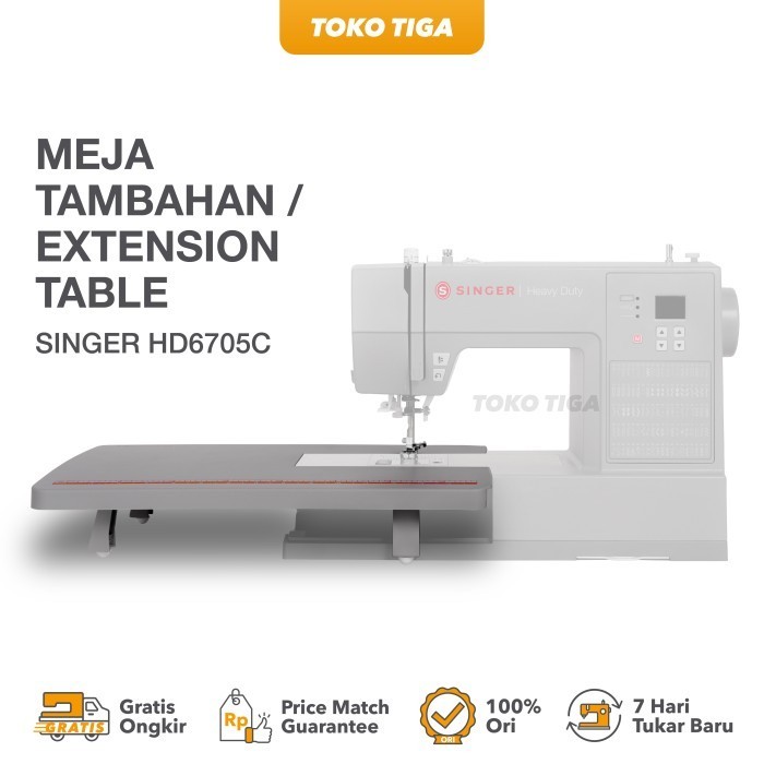 Jual Extension Table/Meja Tambahan Mesin Jahit SINGER HD6605C & HD6705C ...