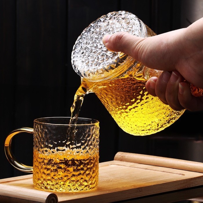 Jual Tea Kettle Kaca Teapot / Teko Kaca Teh Kopi Dengan Saringan ...