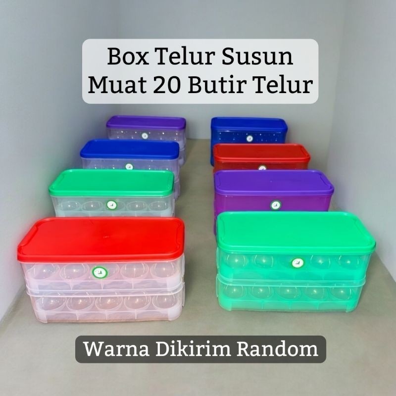 Jual Box Telur Susun / Kotak Penyimpanan Telur | Shopee Indonesia