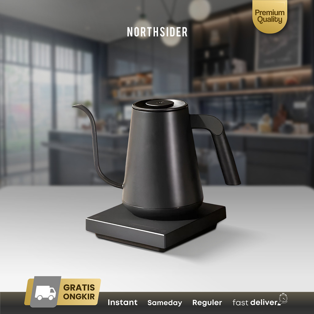 Jual Timemore Kettle Fish Smart Pro 900ml Teko kopi elektrik V60 coffee ...