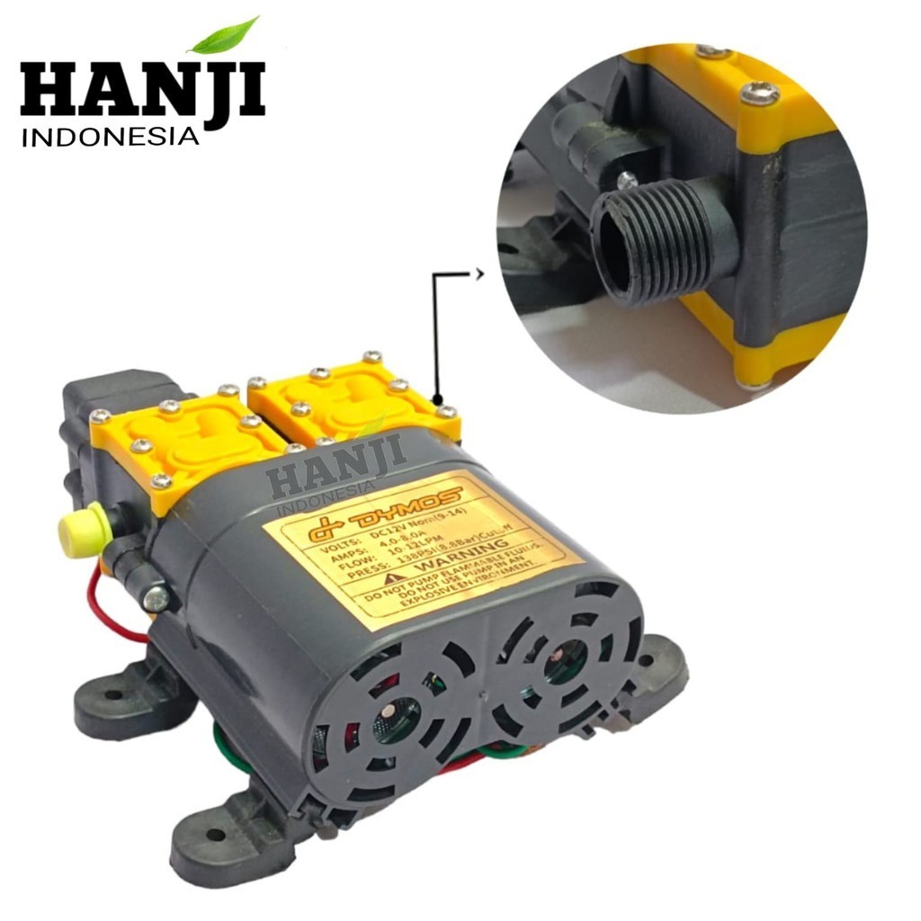 Jual Pompa DC double sprayer elektrik 40-80A 138 psi | Shopee Indonesia