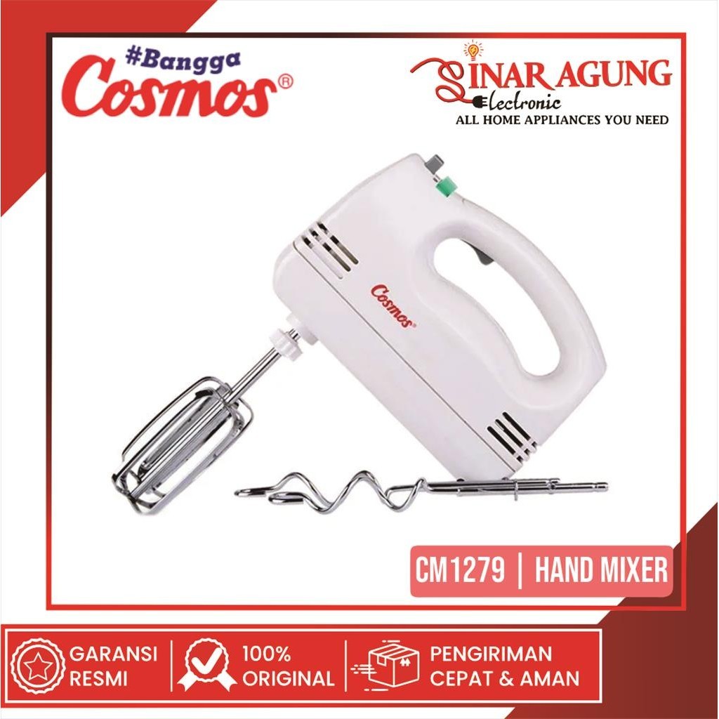 Jual COSMOS CM1279 / CM-1279 MIXER TANGAN HAND MIXER - GARANSI RESMI ...