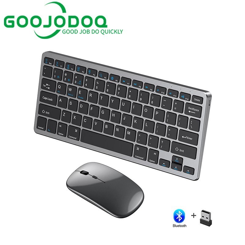 Jual Wireless Keyboard Bluetooth 5.0&2.4G Mini Multimedia teclado ...