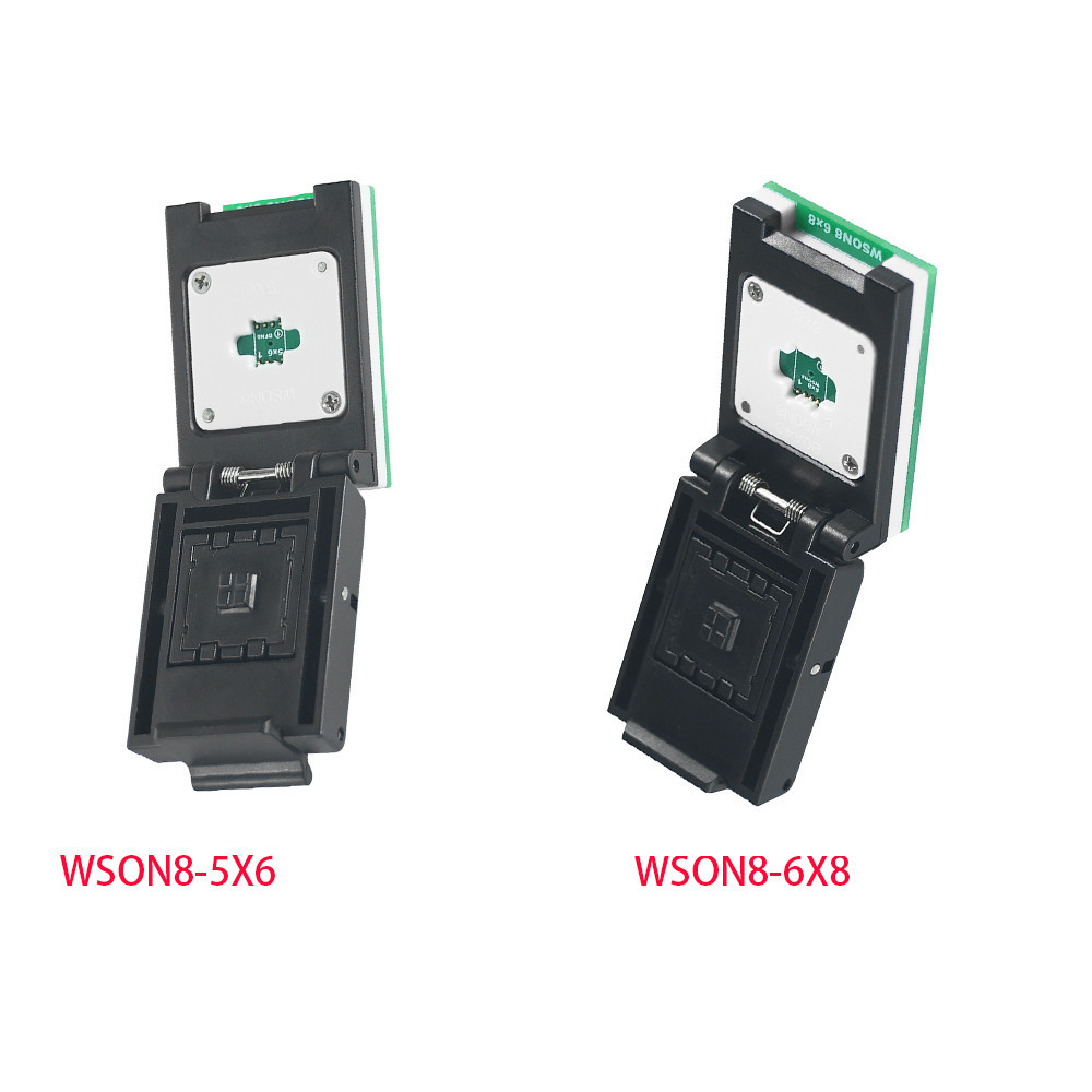 Jual XGecu QFN8 WSON8 DFN8 5*6/6*8 IC Socket universal adapter for SPI ...