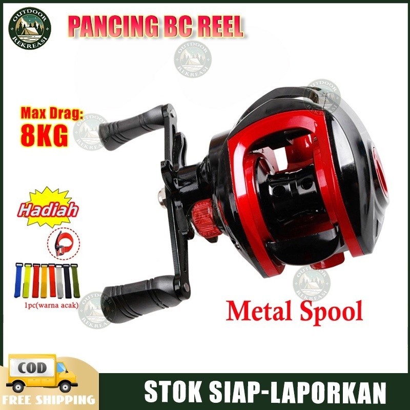 Jual Baitcasting Reel reel pancing BC reel 7.2:1 Kecepatan Tinggi up to ...
