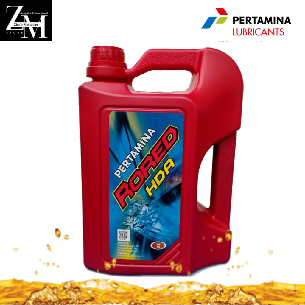 Jual OLI GARDAN TRANSMISI MANUAL RORED HDA 90 API GL-5 4 LITER ORIGINAL ...
