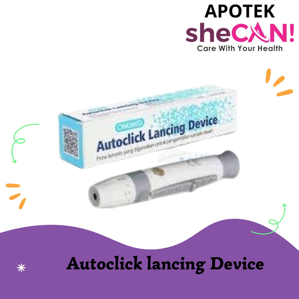 Jual LANCING DEVICE / AUTOCLIK DEVICE ONEMED / PEN LANCET ONEMED ...