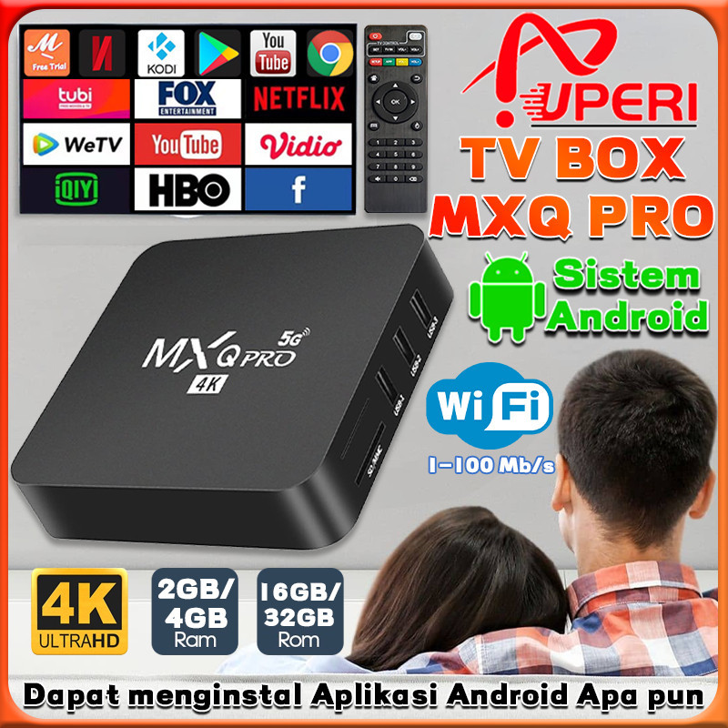 Jual MXQ PRO Android TV Box MXQ Pro 2.4G / 5G WIFI 4G+32G / 2G+16G Smart TV 4K Box Ultra HD 4K ...