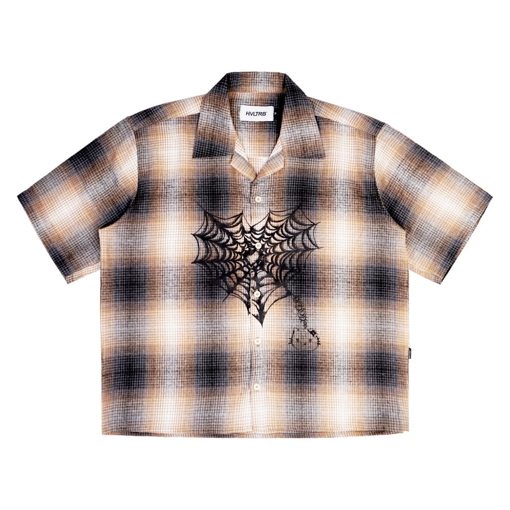 Jual Boxy Shirt Spider Cream - HEUVELTRIBE X IVANIA NABILA | Shopee ...