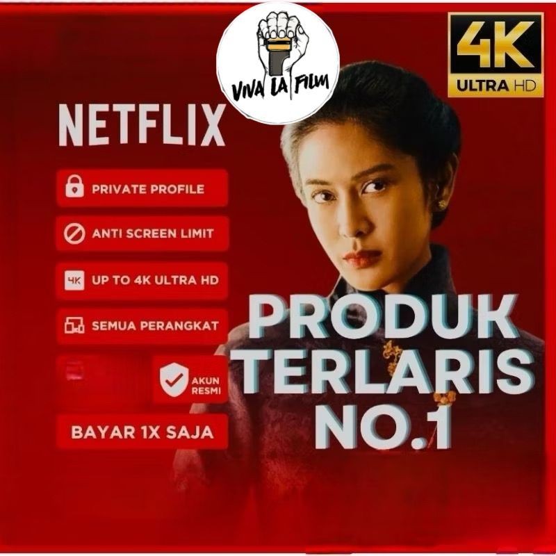 Jual NETFLIXXX PREMIUM PRIVATE SHARING 1 BULAN - 1 TAHUN 4K ULTRA HD HOUSE HOLD FULL GARANSII ...