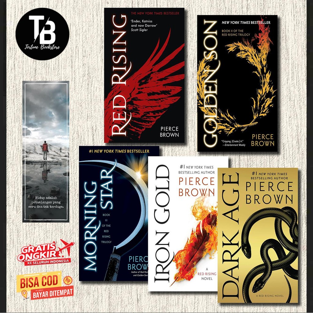 Jual Red Rising by Pierce Brown (6 book series English) | Shopee Indonesia