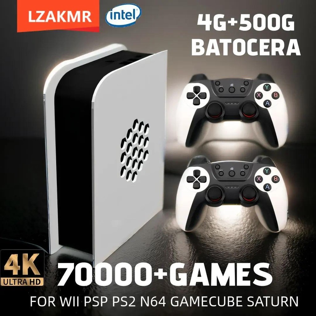 Jual LZAKMR 60+Emulators 500GB Retro Game Console M15 Batocera 3865U 70000+Games For Wii PS2 PSP ...