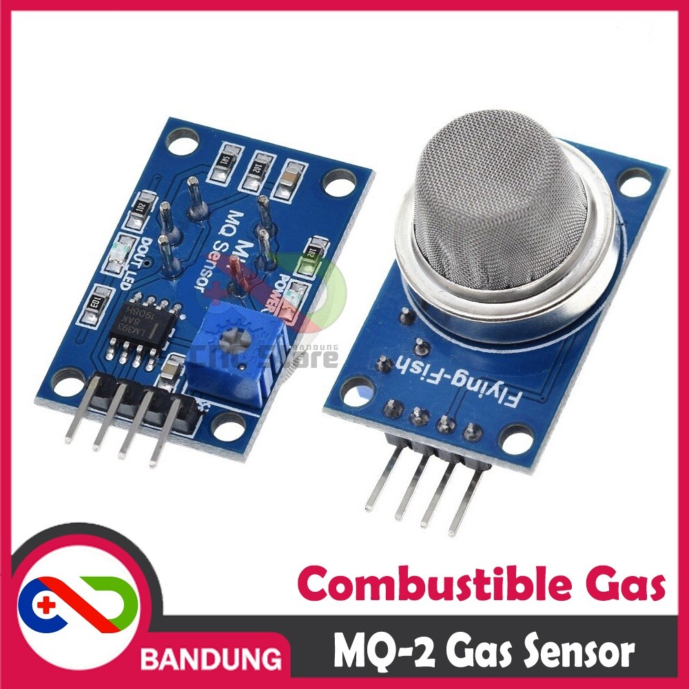 Jual MQ-2 MQ2 LPG BUTANE METHANE GAS SMOKE SENSOR MODULE FOR ARDUINO ...