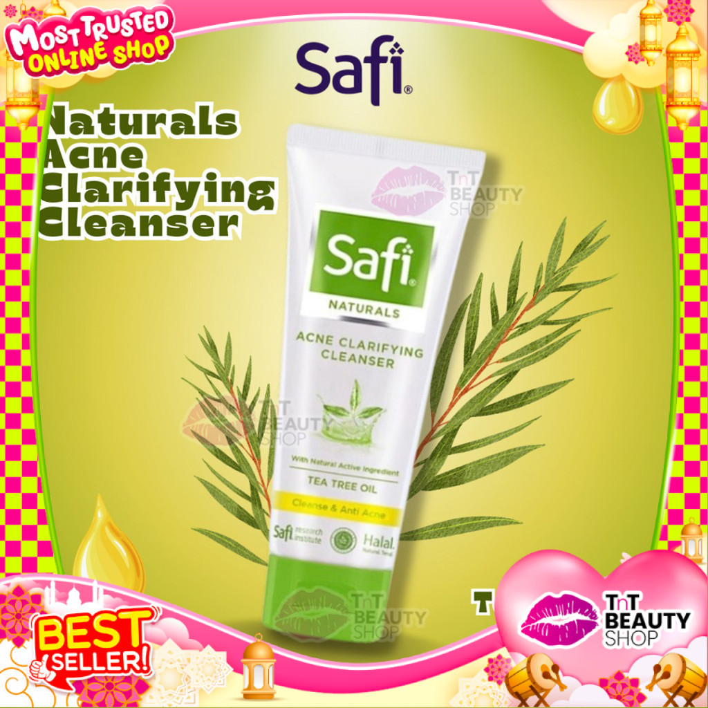 Jual Safi Naturals Acne Clarifying Cleanser Tea Tree Oil | TnT Beauty ...