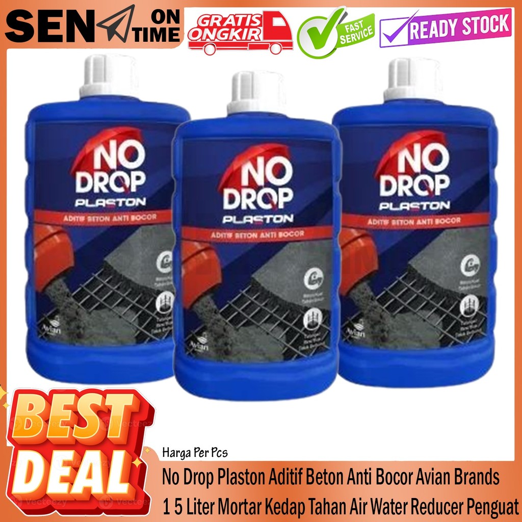 Jual Avian Brands No Drop Plaston Aditif Beton Anti Bocor 1 5 Liter ...