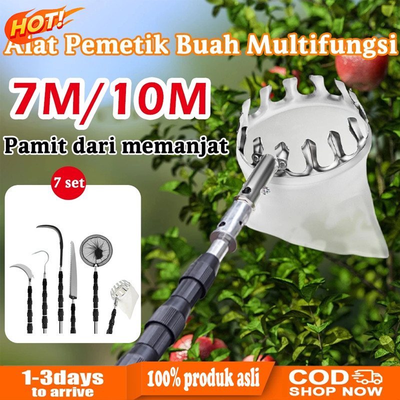 Jual 7M 6M 5in1 Tongkat Panjang Untuk Petik Buah metal fruit picker ...