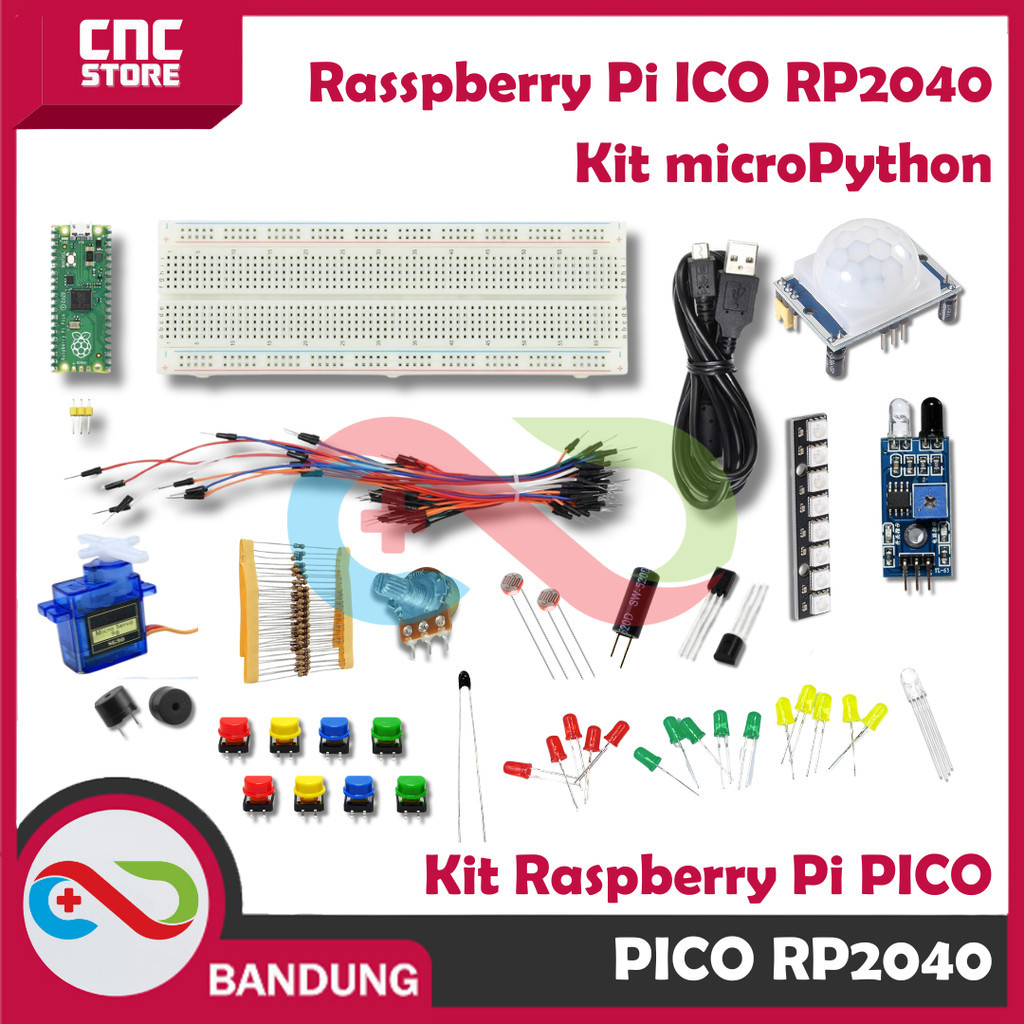 Jual Raspberry Pi PICO RP2040 Development Board Kit MicroPython Programming | Shopee Indonesia