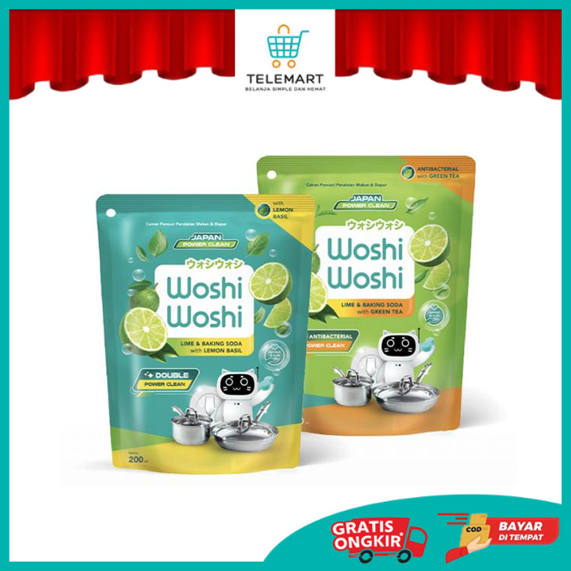 Jual WOSHI - WOSHI CAIRAN PENCUCI PIRING 600ML | Shopee Indonesia