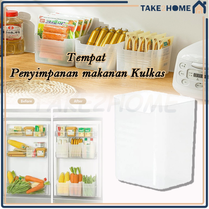 Jual Refrigerator Side Door Storage Box Transparan/Pintu Samping Kulkas ...