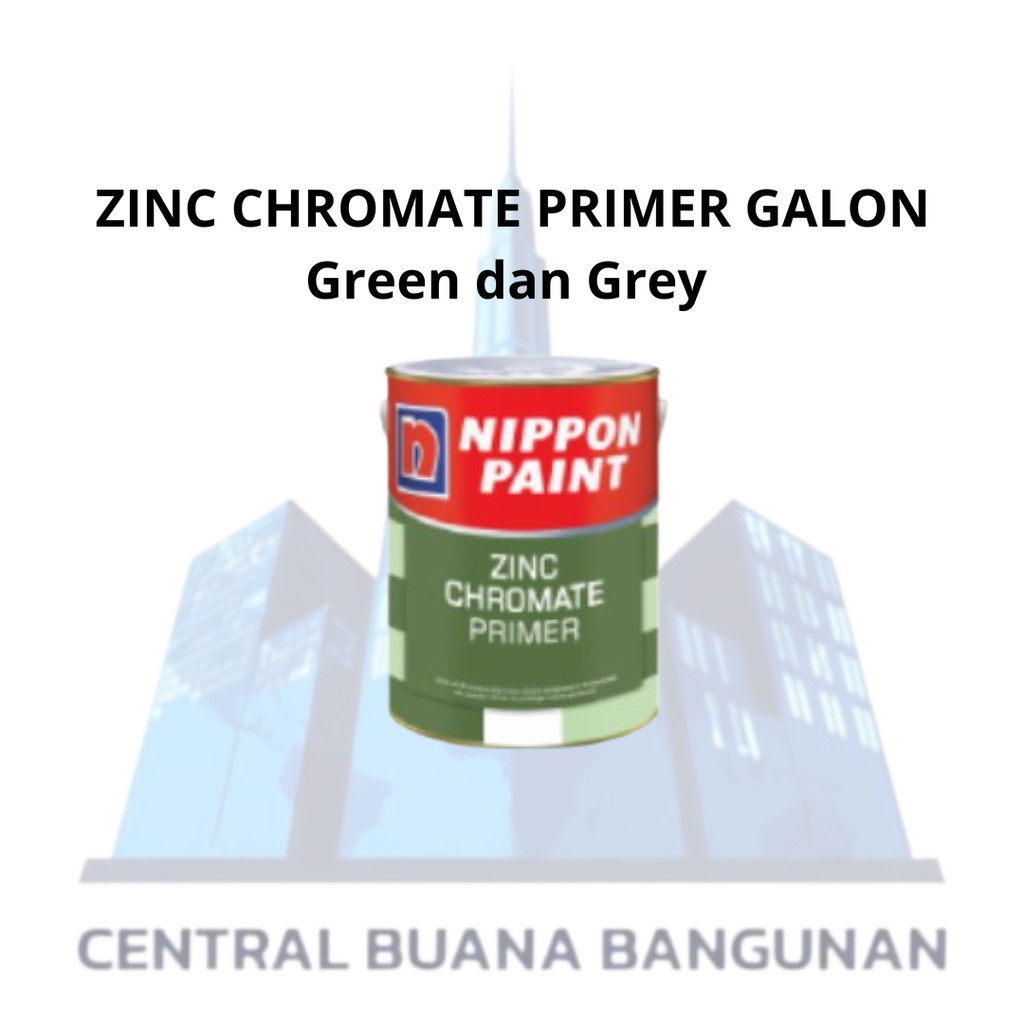 Jual Zinc Chromate Primer Galon Green dan Grey 5KG Nippon Paint ...
