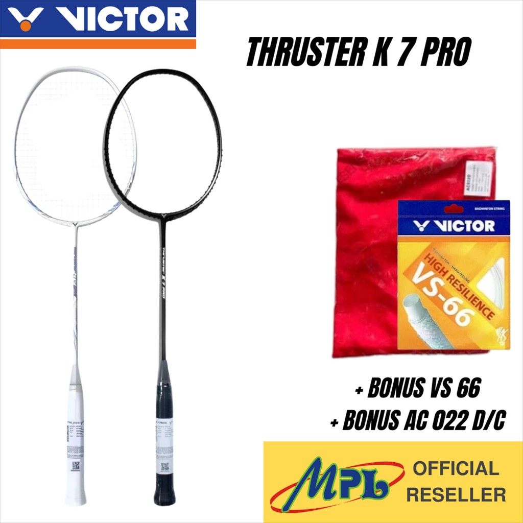 Jual RAKET/RAKET BADMINTON VICTOR THRUSTER K7 PRO | Shopee Indonesia