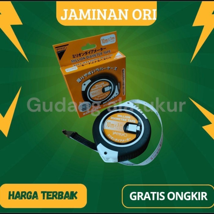Jual YAMAYO 10m Million Diameter Tape Phi Band 10m x 3m Made in JAPAN ...