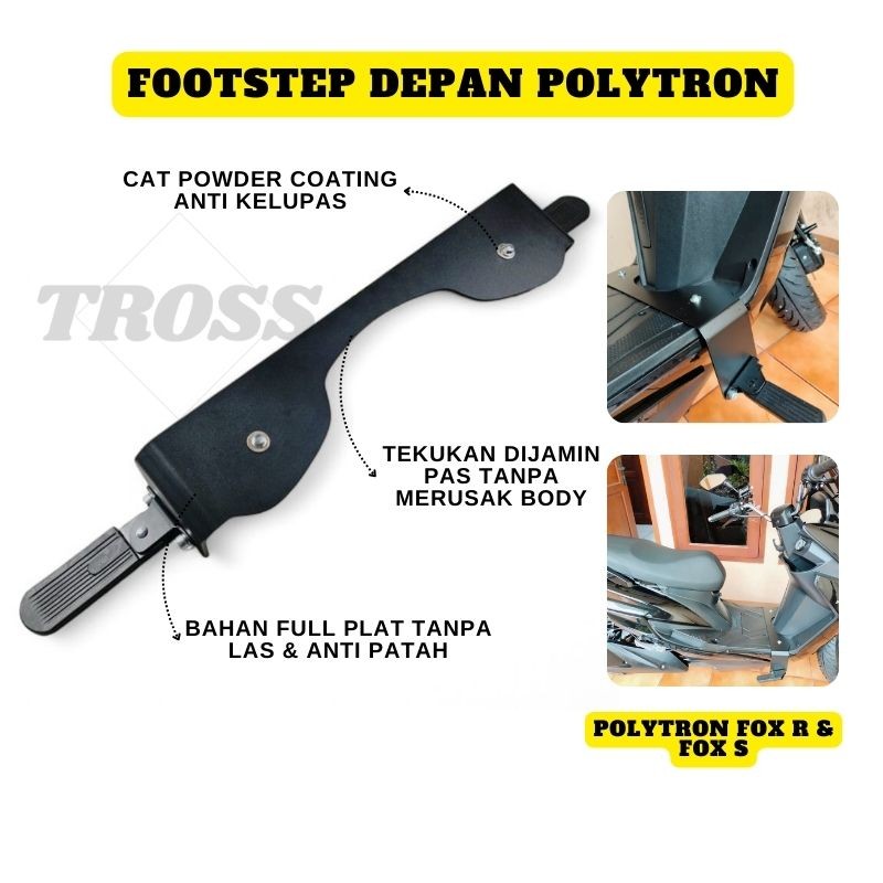 Jual Footstep Depan Polytron Fox R Fox S Tebal 4mm | Shopee Indonesia