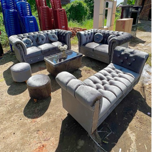 Jual Sofa kancing leter U/Sofa carter pilar SOFA RUANG TAMU INTERIOR ...