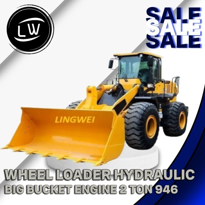 Jual WHEEL LOADER HYDRAULIC BIG BUCKET ENGINE ALAT BERAT 2 TON 946 LUYU ...