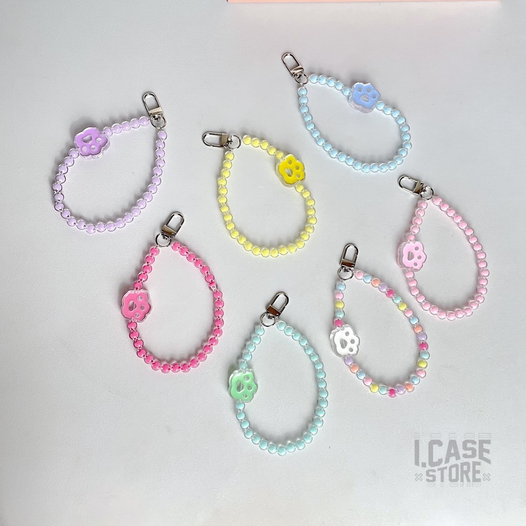 Jual I.Case_Store Beads Strap Gantungan Handphone Varian Cute Paw. (PW ...