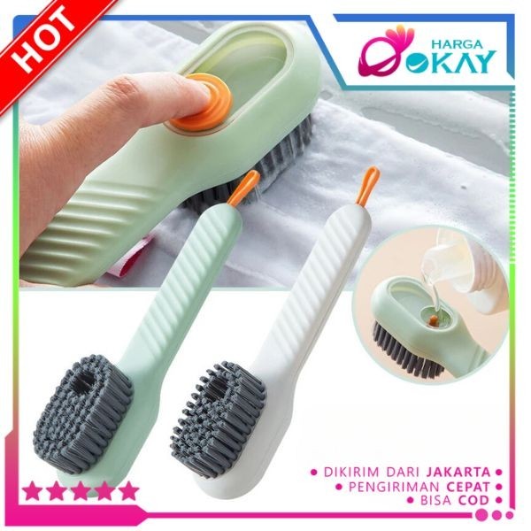 Jual HO Sikat Sepatu Multifungsi Dengan Lubang Detergen Sikat Sabun ...