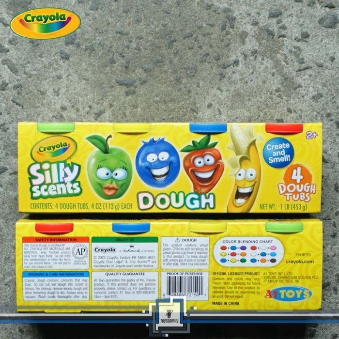 Jual Crayola Silly Scent Dough 4 Pack Mainan Lilin Doh Super Play Fun ...