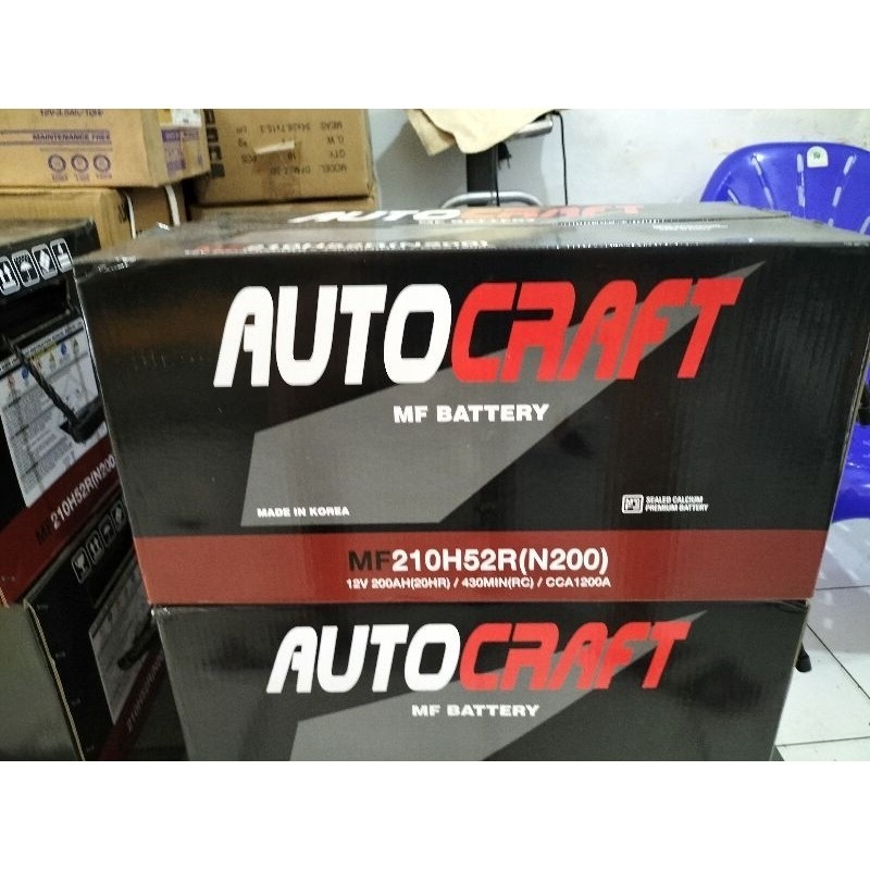 Jual Aki Kering Autocraft N200 12V 200Ah Kapal Genset Solar Panel Industri | Shopee Indonesia
