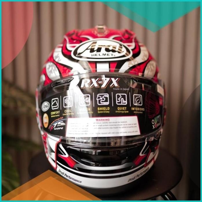 Jual Arai RX7X Haga GP + Spoiler 14JVNZ3 accessories | Shopee Indonesia