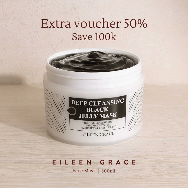 Jual EILEEN GRACE - Deep-Cleansing Black Jelly Mask 300ml | Shopee ...