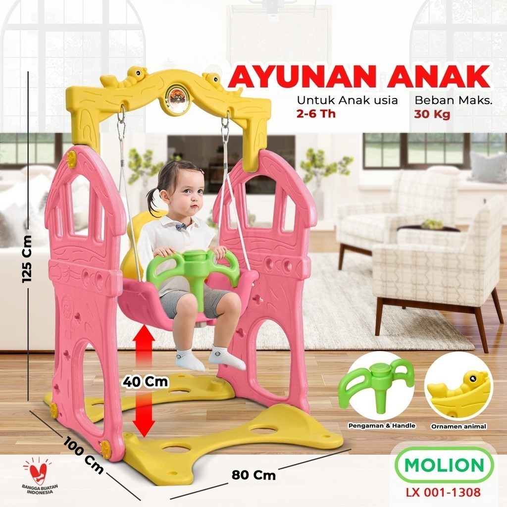 Jual MOLION SNI Mainan Ayunan Anak Swing Playground Bermain Prosotan ...