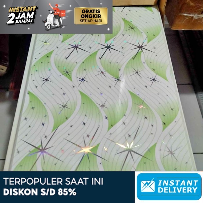 Jual Bahan plafon pvc 4 meter 1 dus isi 15 pcs | Shopee Indonesia