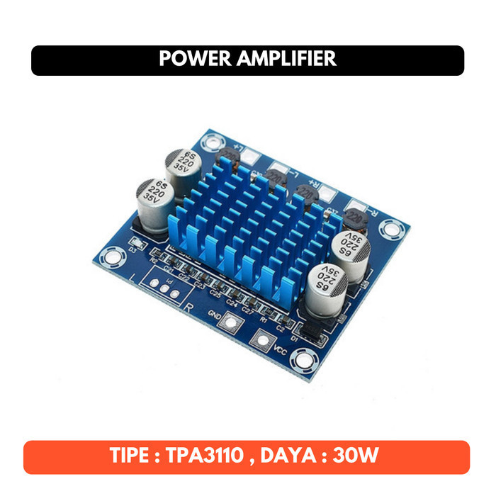 Jual TPA3110 30W 30 Watt Mono Digital Power Amplifier Audio Board Module 8v - 24V | Shopee Indonesia