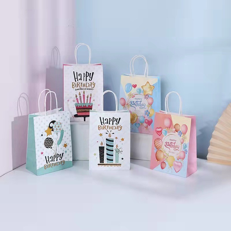 Jual PAPER BAG GOODIE BAG TAS KADO HADIAH PESTA ULANG TAHUN MOTIF ...