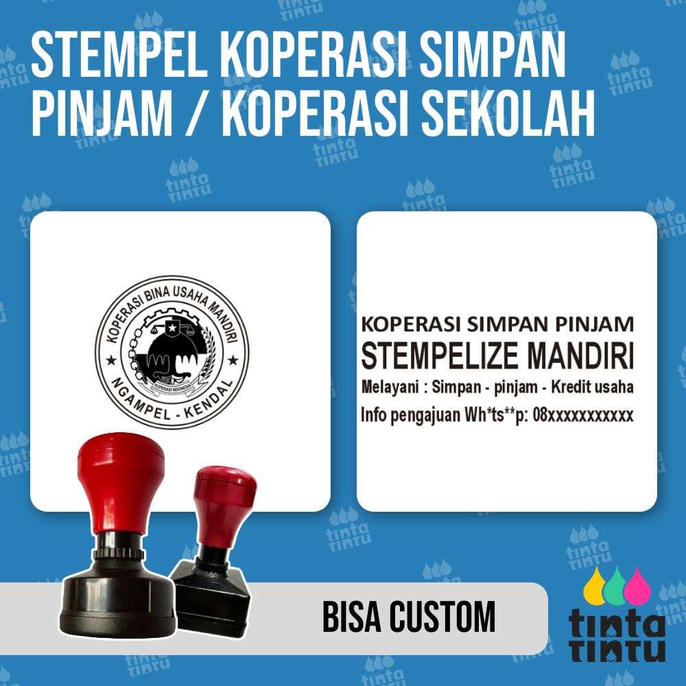 Jual Stempel Koperasi Simpan Pinjam / Koperasi Sekolah | Shopee Indonesia