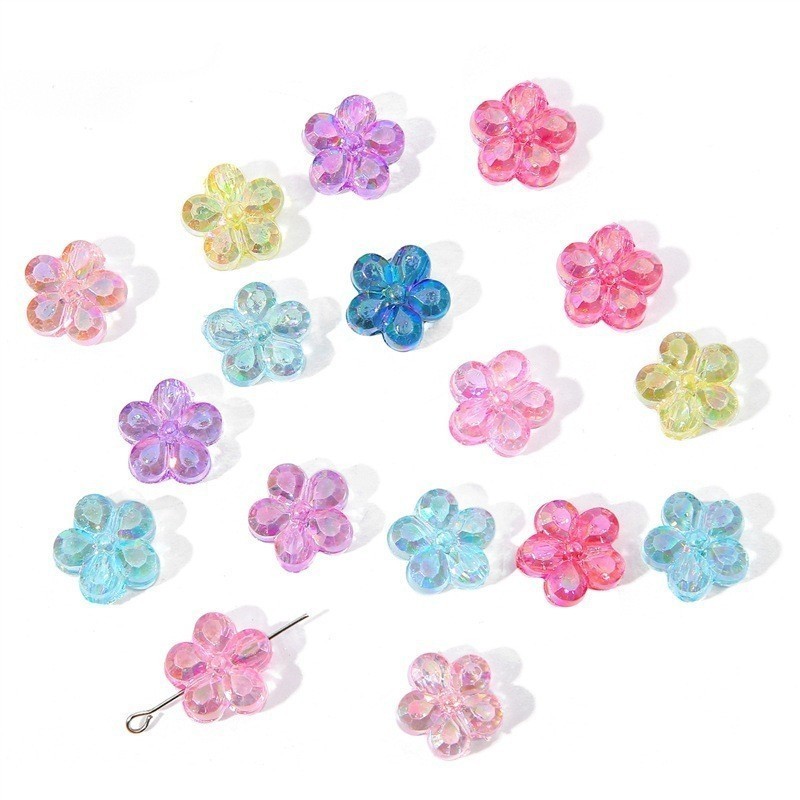 Jual (1pcs) J33 Manik Bunga Daisy Rose Sakura Glitter | Shopee Indonesia