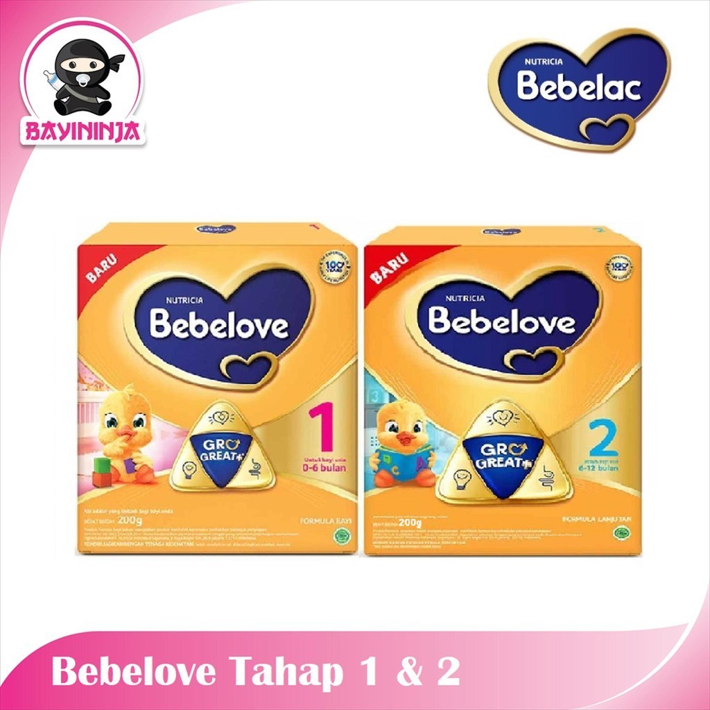 Jual Bebelove Susu Formula Bayi Usia 0-12 Bulan 200 g | Shopee Indonesia