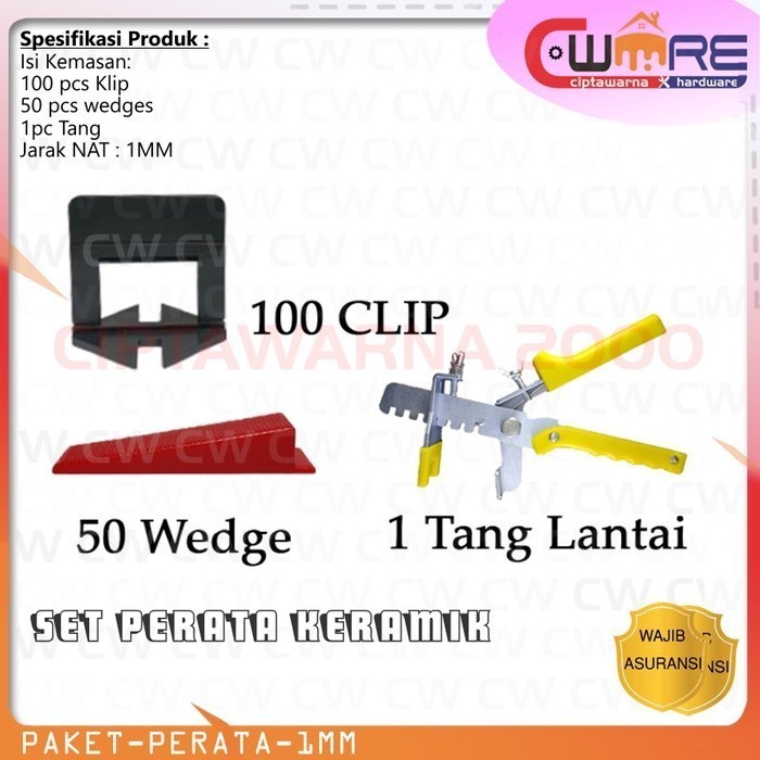 Jual Paket lengkap alat perata nat keramik ubin Tile Leveling System 1 ...