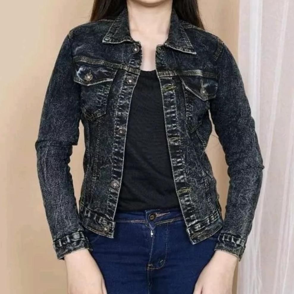 Jual JAKET BIONDY JEANS DENIM JAKET JINS WANITA CEWEK TERBARU JAKET ...