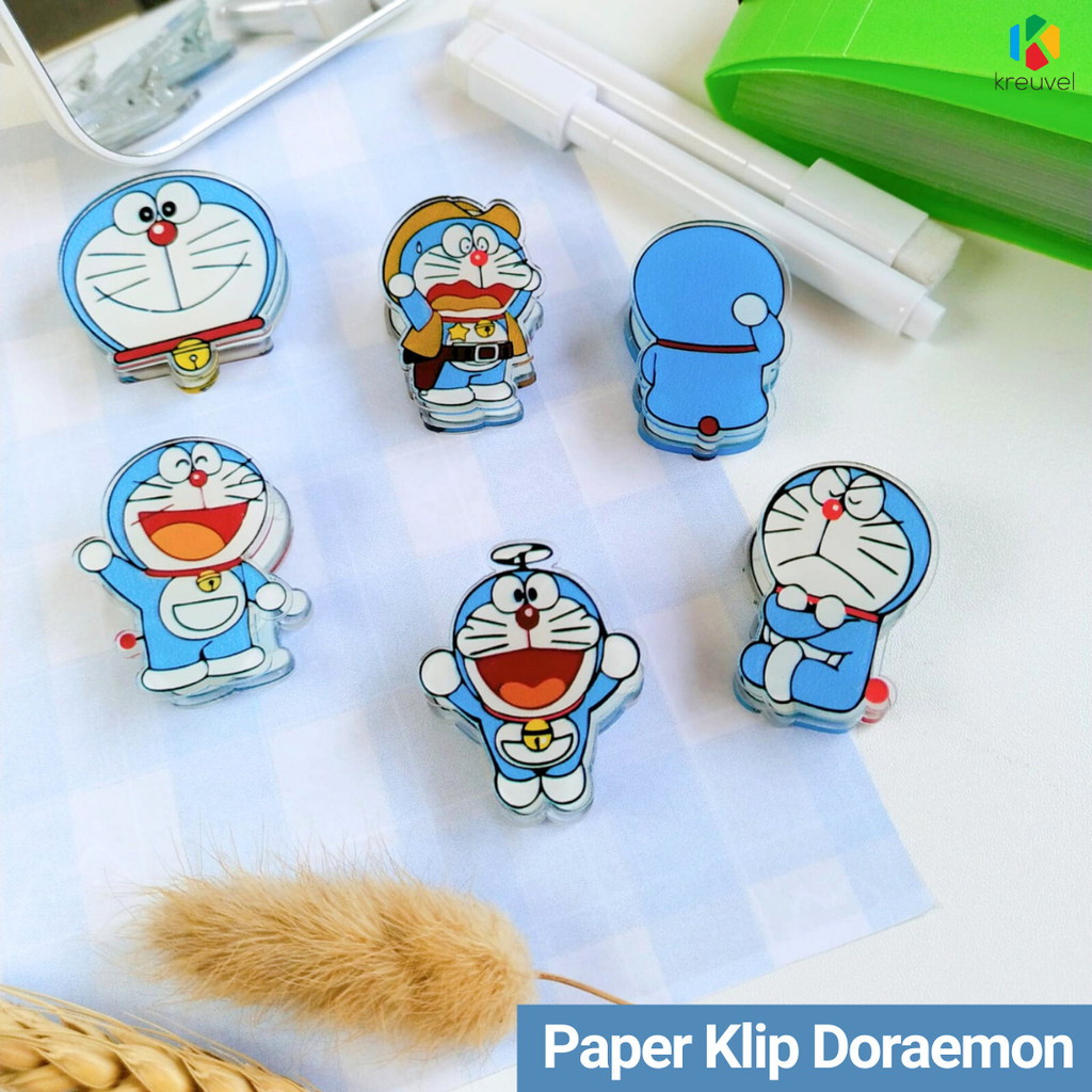 Jual Doraemon Paper Clip / Penjepit kertas Doraemon Lucu Akrilik ...
