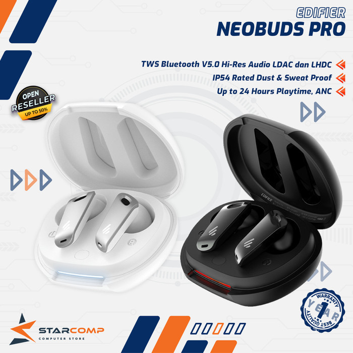 Jual EDIFIER Neobuds Pro TWS Hi-Res Sound with Active Noise ...