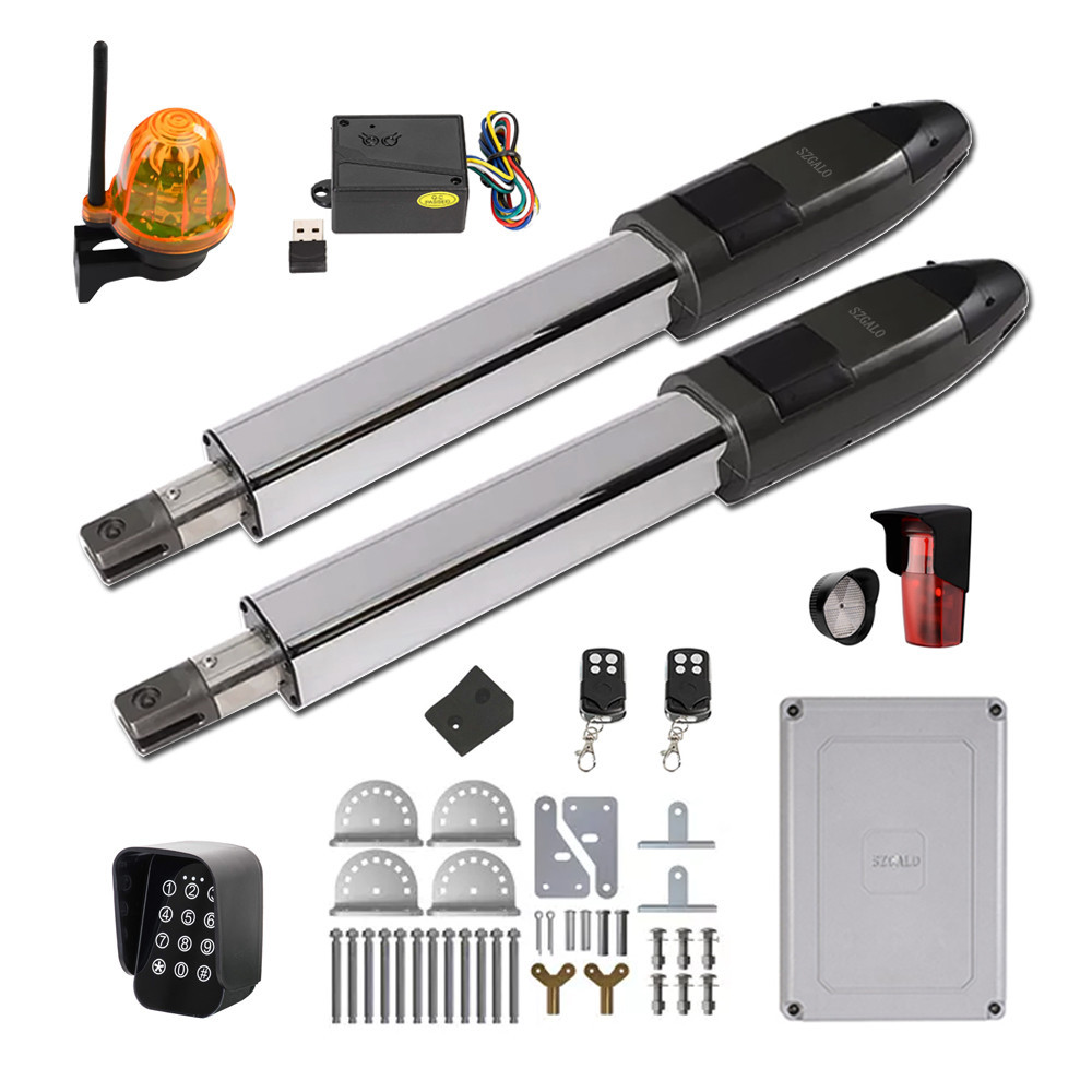 Jual Stronger Automatic Gate Opener Kit Dual Heavy-Duty Motor 700KGS ...