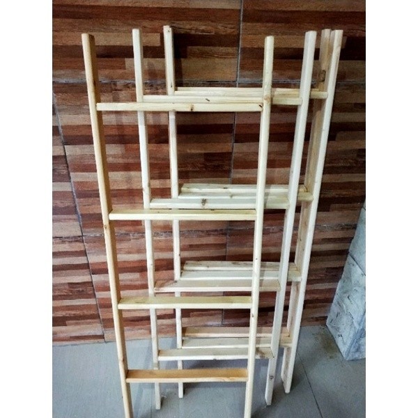 Jual rak tangga tempat sajadah rak sajadah / Rak Tangga Kayu Ladder ...