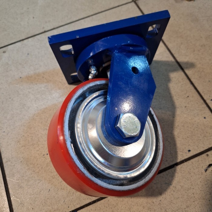Jual Roda Pu Super Heavy Duty 5 inch Hidup XP-TOOL | Shopee Indonesia